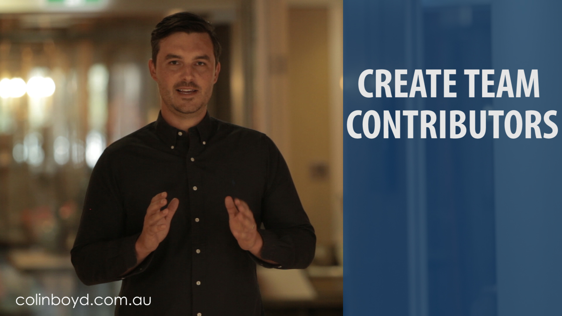 Create Team Contributors - Colin Boyd